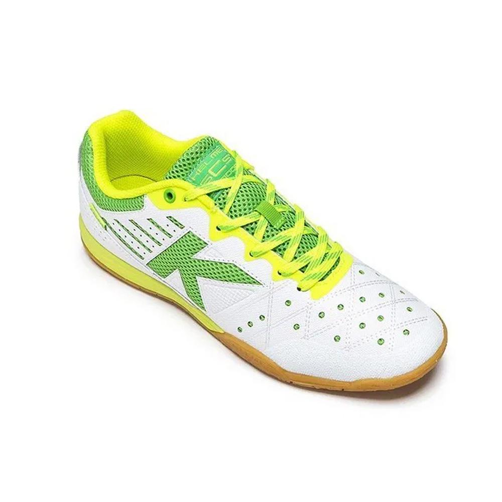 Feline 6.0 – Herren-Hallen-Schuhe der Marke Kelme, weißes Design mit ...