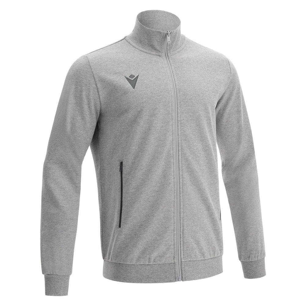 Macron Beat Full Length Zip Sweatshirt - Farbe: Grau, Größe: M ...