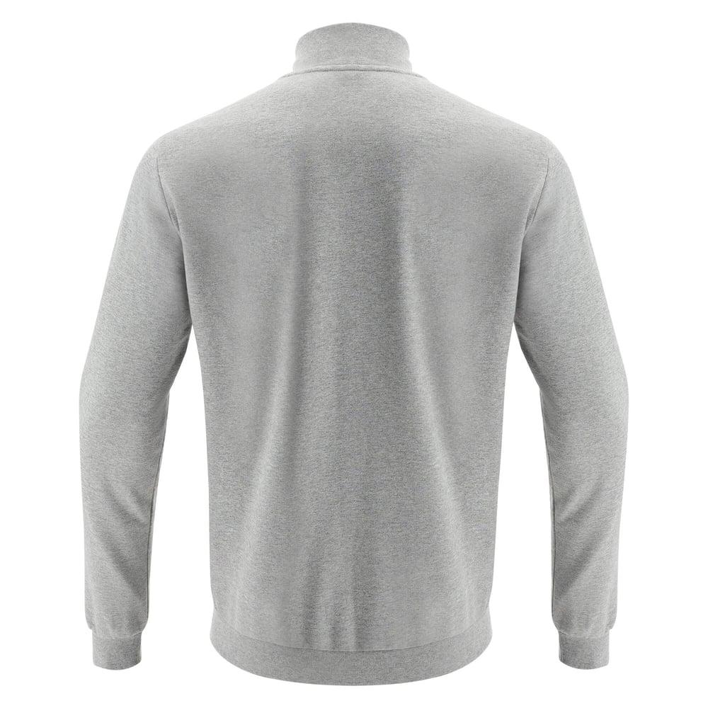 Macron Beat Full Length Zip Sweatshirt - Farbe: Grau, Größe: M ...